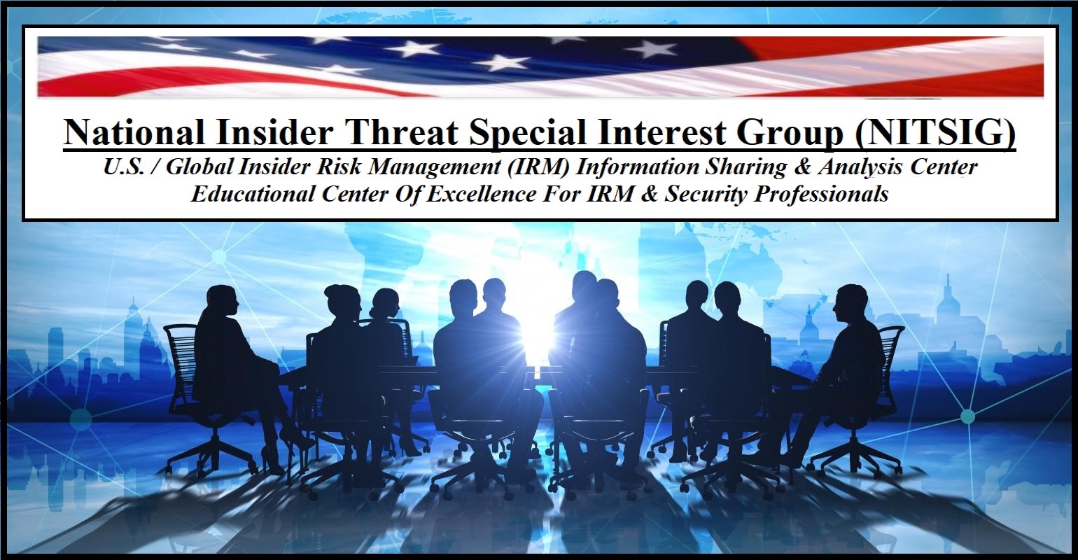 NATIONAL INSIDER THREAT SPECIAL INTEREST GROUP - INFORMATION SHARING ...